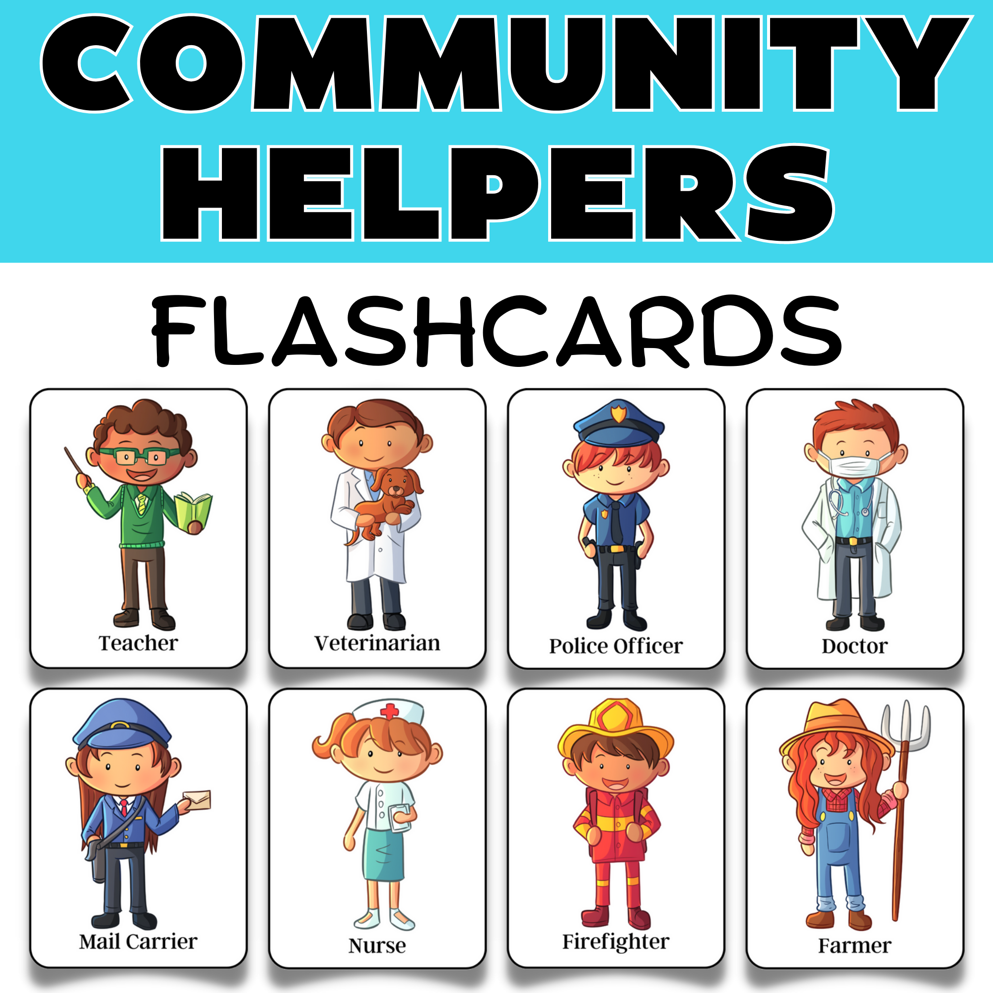 Community Helpers Picture Cards Community Helpers Picture Cards
