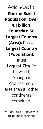 Asia Bookmarks-Great for Reluctant Readers, Teaching Continents | Made ...