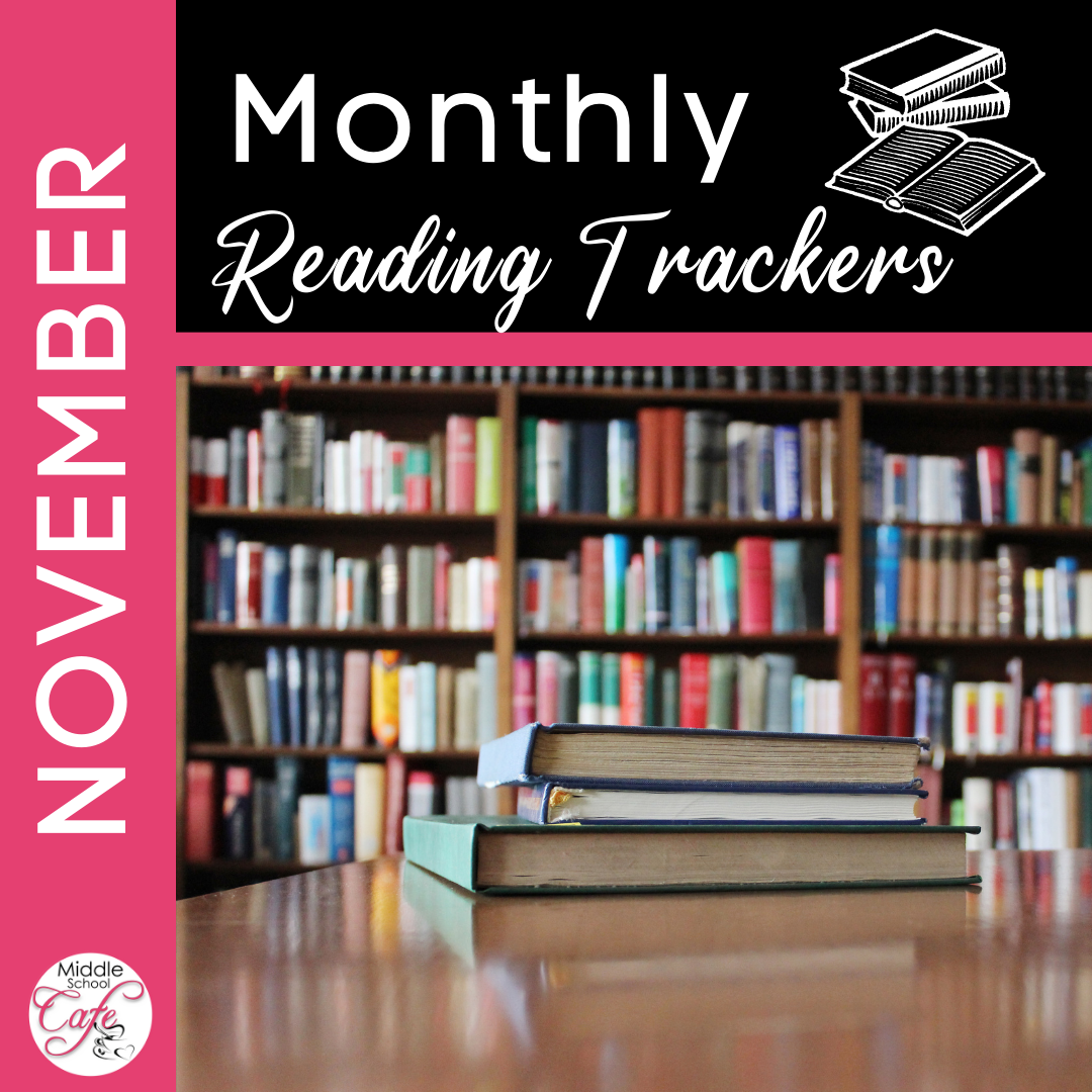 November Weekly and Monthly Reading Trackers | Made By Teachers