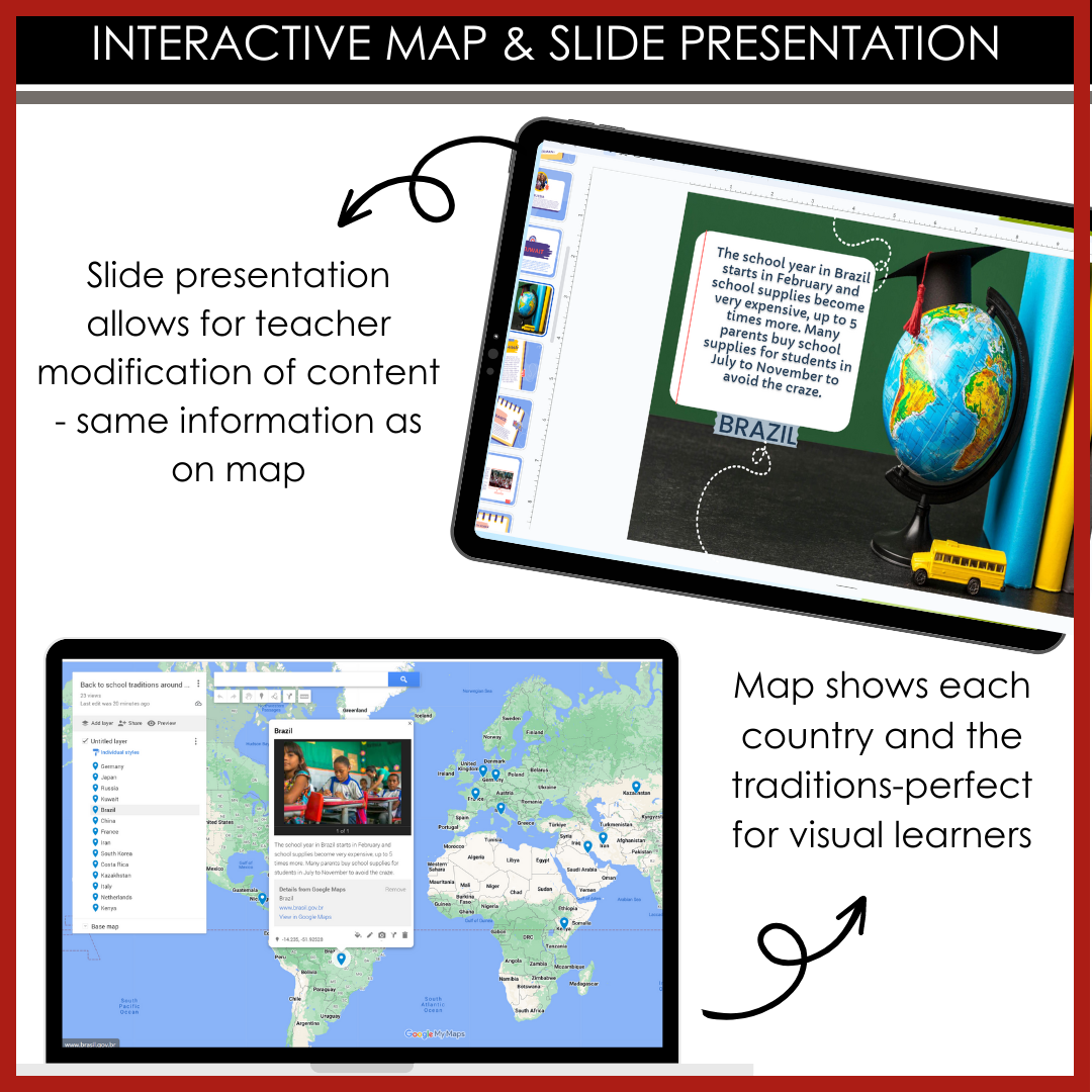 Back to school traditions around the world scavenger hunt | Made By ...