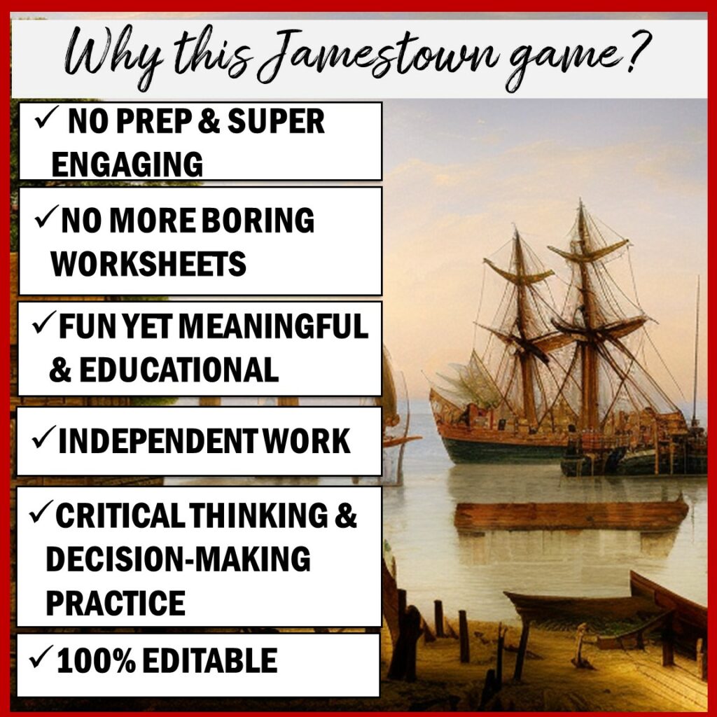 Jamestown- Can you survive? Interactive Decision Making Game | Made By ...
