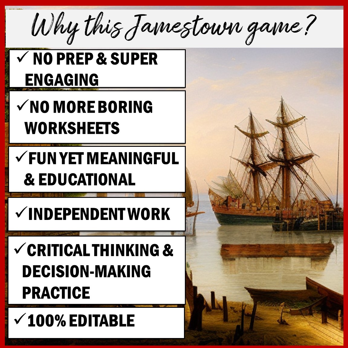 Jamestown- Can you survive? Interactive Decision Making Game | Made By ...