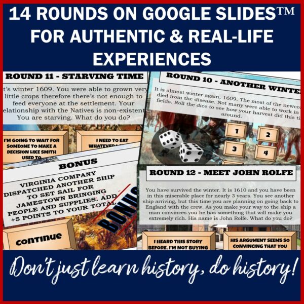 Jamestown- Can you survive? Interactive Decision Making Game | Made By ...