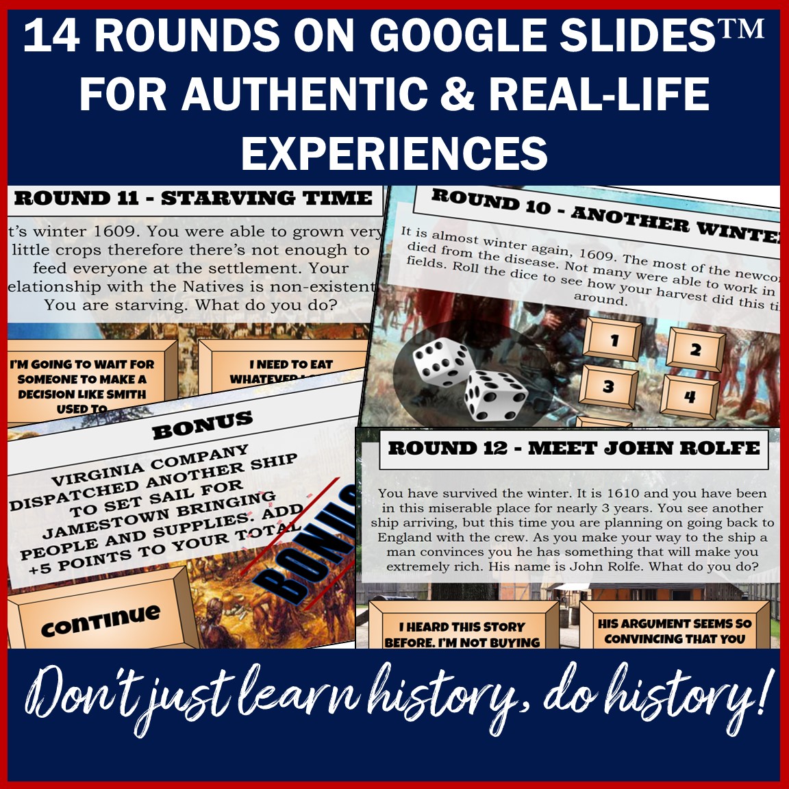 Jamestown- Can you survive? Interactive Decision Making Game | Made By ...