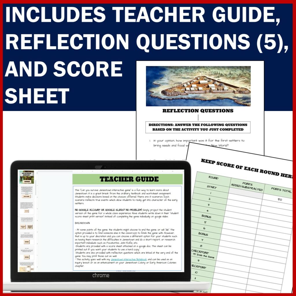 Jamestown- Can you survive? Interactive Decision Making Game | Made By ...