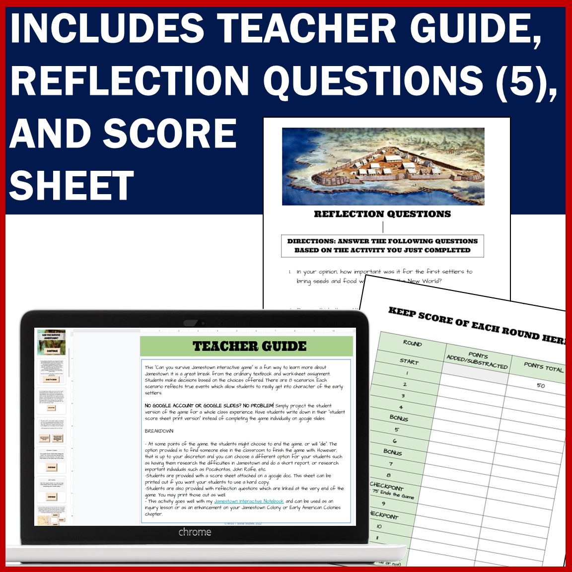 Jamestown- Can you survive? Interactive Decision Making Game | Made By ...