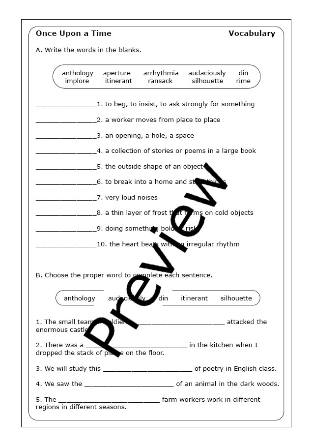 Nadine Gordimer "Once Upon a Time" worksheets | Made By Teachers