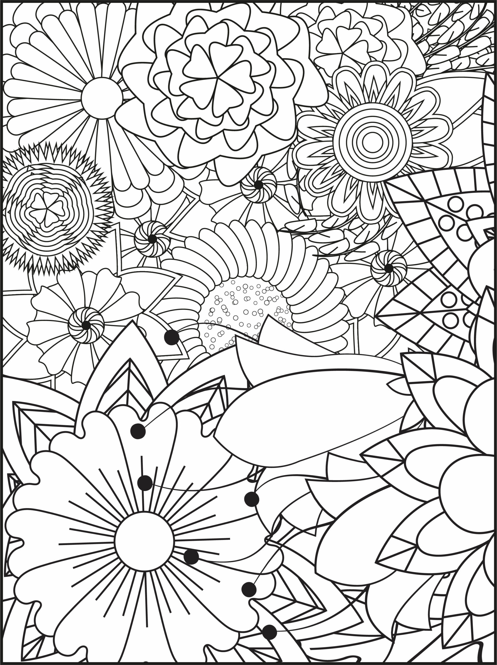 🌸🎨 100 Beautiful Flower Coloring Pages for Adults! 🌺🌼 | Made By Teachers