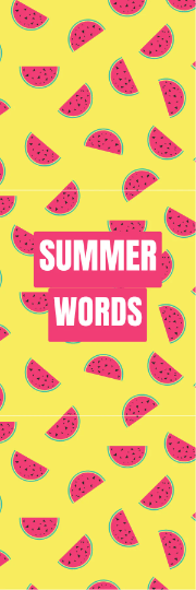 Summer Bookmarks-Featuring Words from Fry's 4th Sight Word List | Made ...