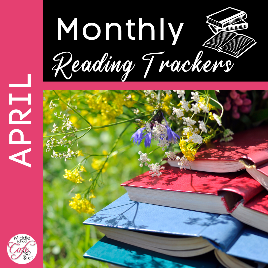 April Weekly and Monthly Reading Trackers | Made By Teachers