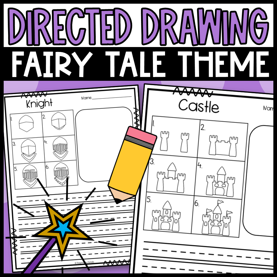 Directed Drawings Fairy Tale Themed Draw and Write | Made By Teachers