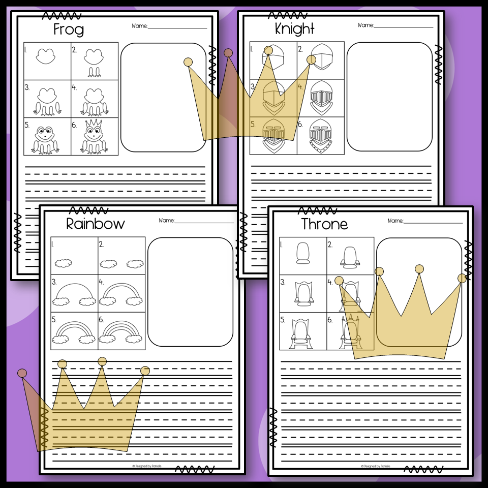 Directed Drawings Fairy Tale Themed Draw and Write | Made By Teachers