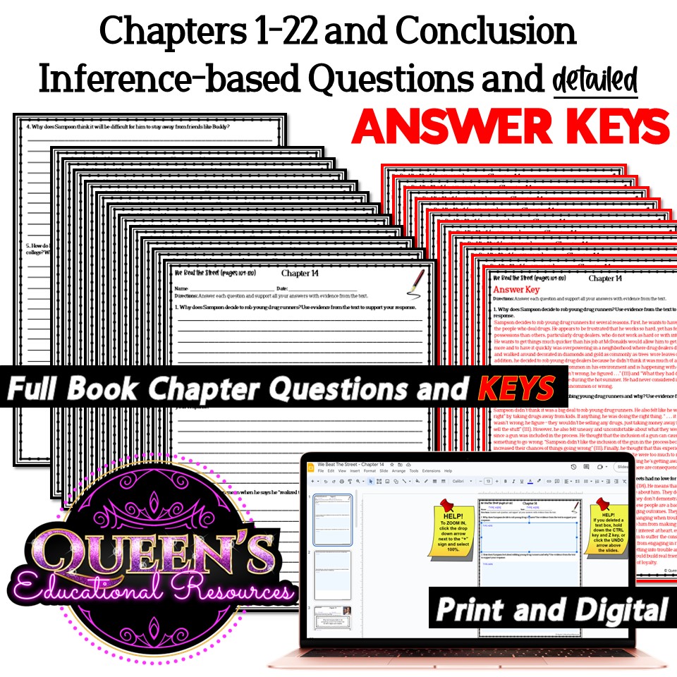 We Beat the Street Chapter Questions, Inference Questions, We Beat The ...