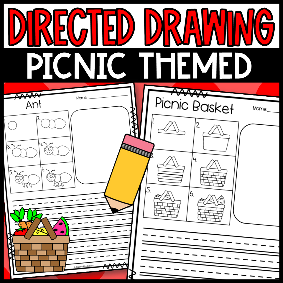 Directed Drawings Picnic Themed Draw and Write | Made By Teachers