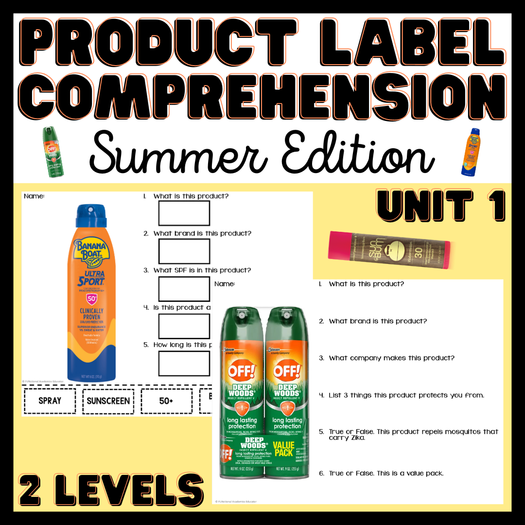 Understanding Menus Unit 3 - Reading Menus & Menu Math - Life Skills ...