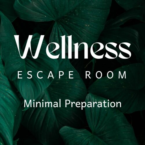 Wellness Escape Room, Physical & Mental Wellbeing Activities minimal ...