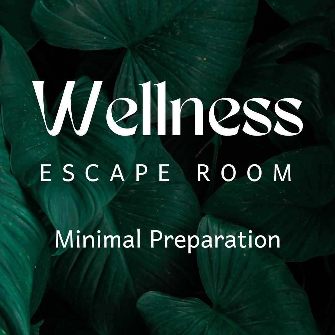 Wellness Escape Room, Physical & Mental Wellbeing Activities minimal ...