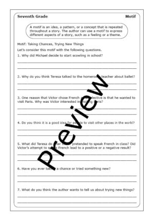 Gary Soto "Seventh Grade" worksheets - Made By Teachers