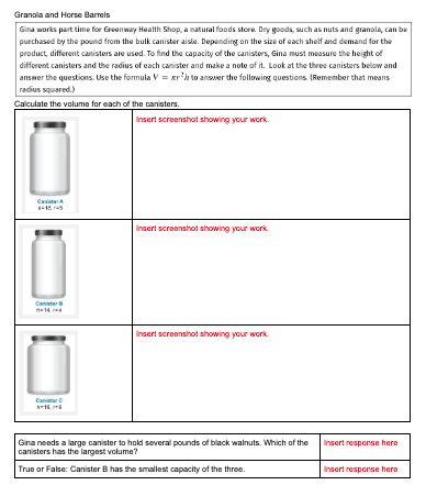 Complete Online Distance Learning 8th Math Volume of Cylinders PA.GM.2. ...
