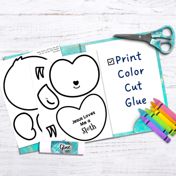 Religious Sloth Craft | VBS | Sunday School | Bible Lessons | Made By ...