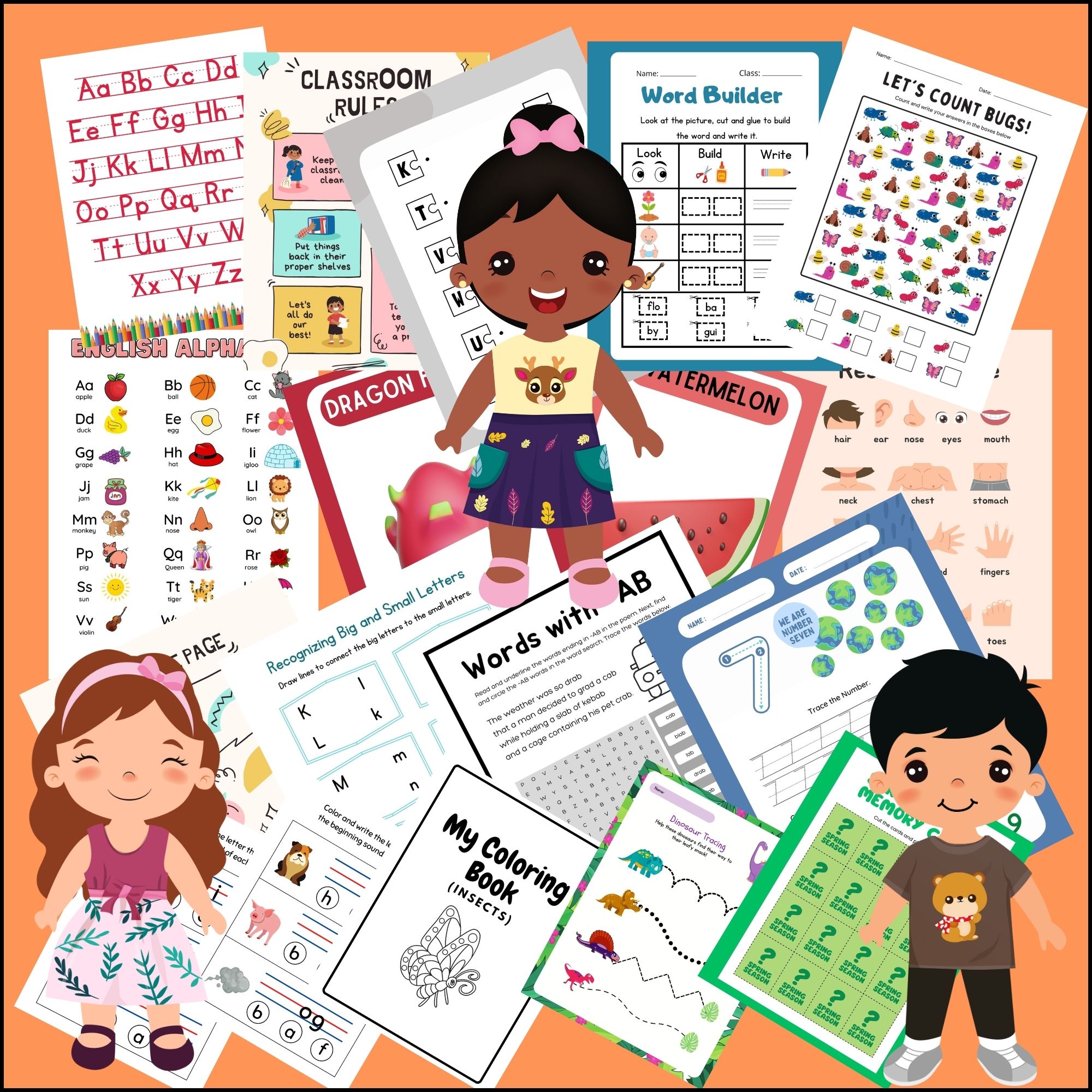 PRESCHOOL BUSY BINDER FOR TODDLER WORKSHEET | Made By Teachers