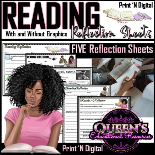 Reflection Sheets | Reflection Worksheets | Reading and Writing ...