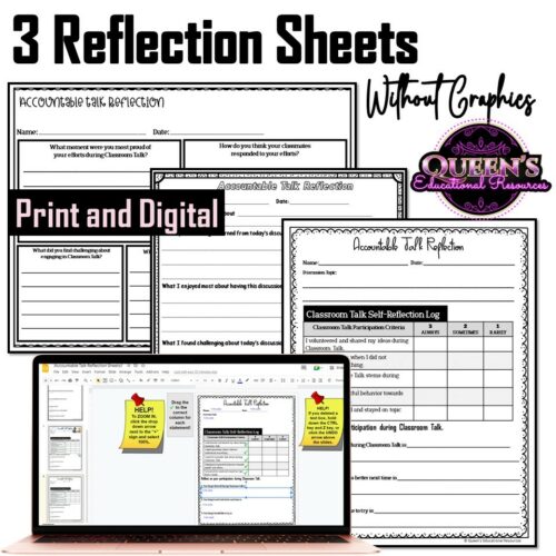 Reflection Sheets | Reflection Worksheets | Reading and Writing ...