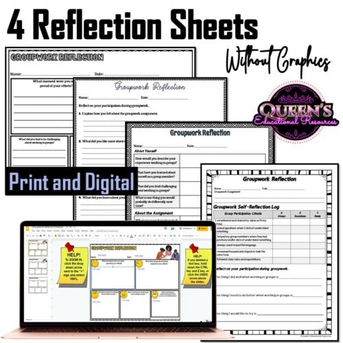 Reflection Sheets | Reflection Worksheets | Reading and Writing ...