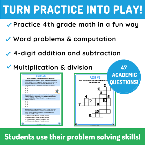 No Prep 4th Grade Math Escape Room | Christmas Paper Escape Room ...