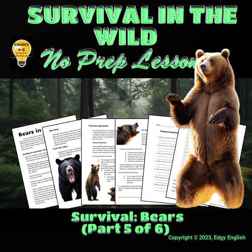 Bears (Survival in the Wild Part 5 of 6) - ESL | Made By Teachers