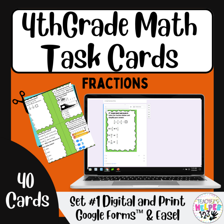 4th Grade 120 Card Collection | Growing Bundle | Paper & Digital Access ...