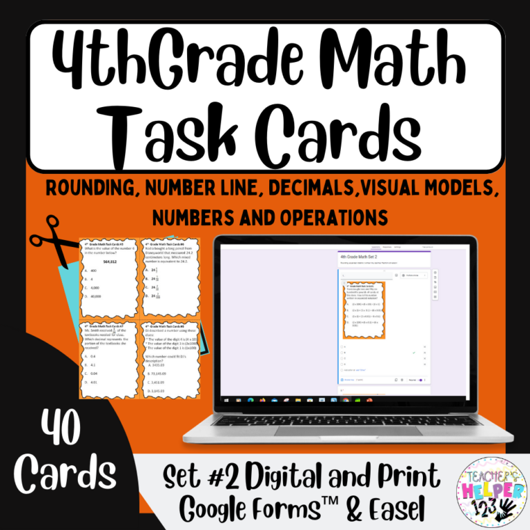 4th Grade 120 Card Collection | Growing Bundle | Paper & Digital Access ...