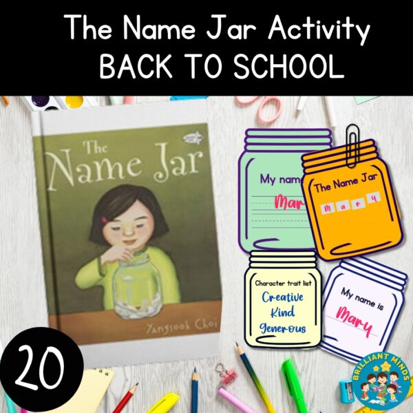 The Name Jar Back To School Activity | Back to School Craft | Name Jar ...