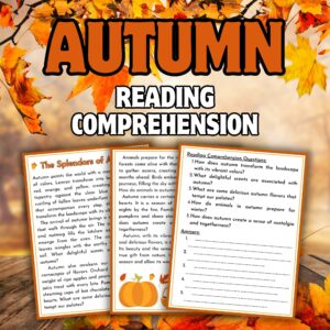 Autumn/Fall Reading Comprehension Passage & Questions | Made By Teachers