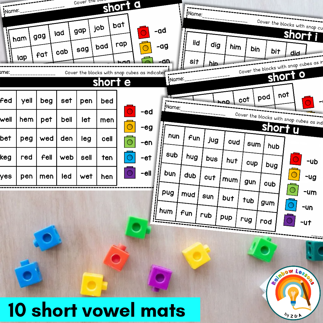 Long and Short Vowel Activities | Short and Long Vowel Games | Vowel ...