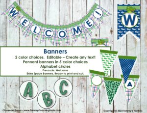 Classroom Decor Set Alligator Swamp Theme | Made By Teachers
