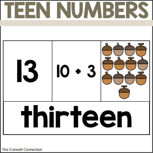 Acorn Counting and Cardinality Kindergarten Math Centers | Made By Teachers