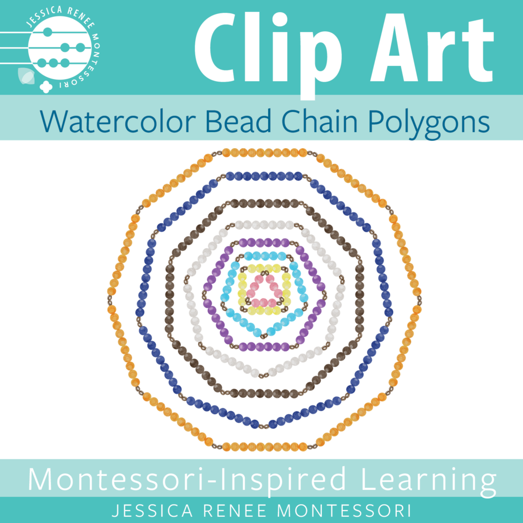 Montessori Math Colored Bead Stair Clip Art | Made By Teachers