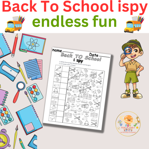 back to school i spy worksheets - Made By Teachers