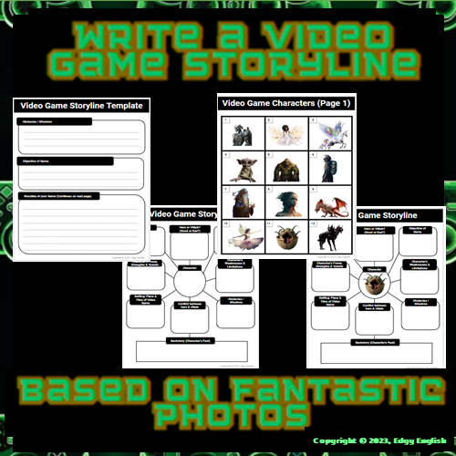 Design a Video Game: Create a Storyline Based on Fantastic Photos (for ...