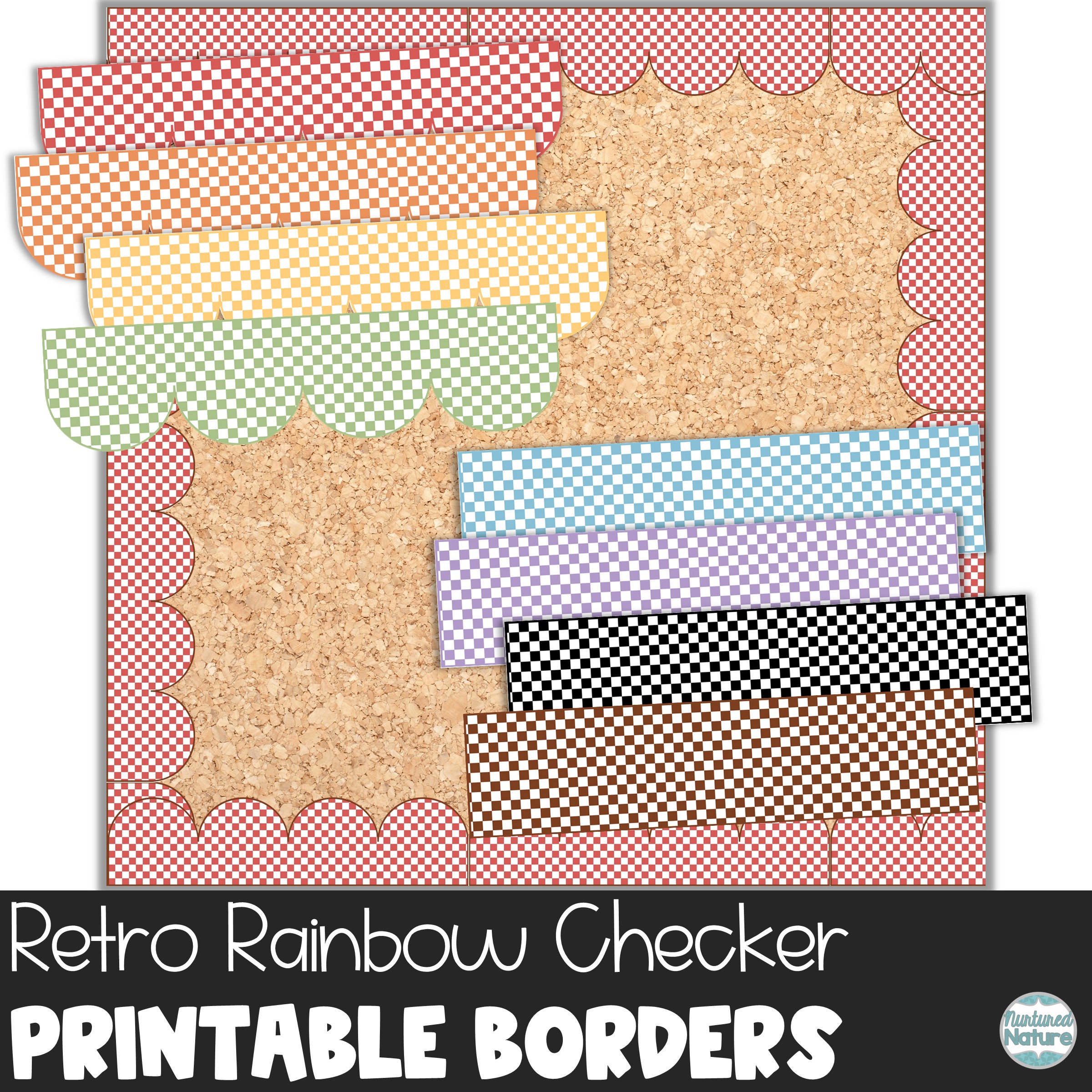 Yellow Checkered Border