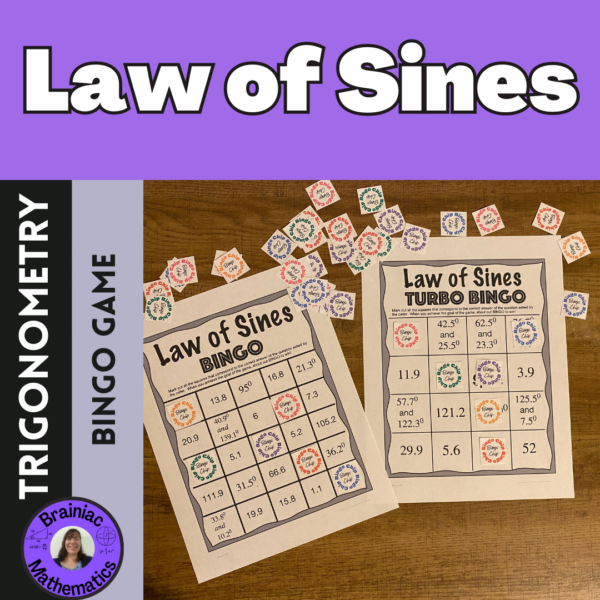 Law of Sines Bingo Game | Made By Teachers