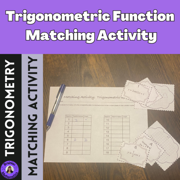 Trigonometric Function Matching Activity | Made By Teachers