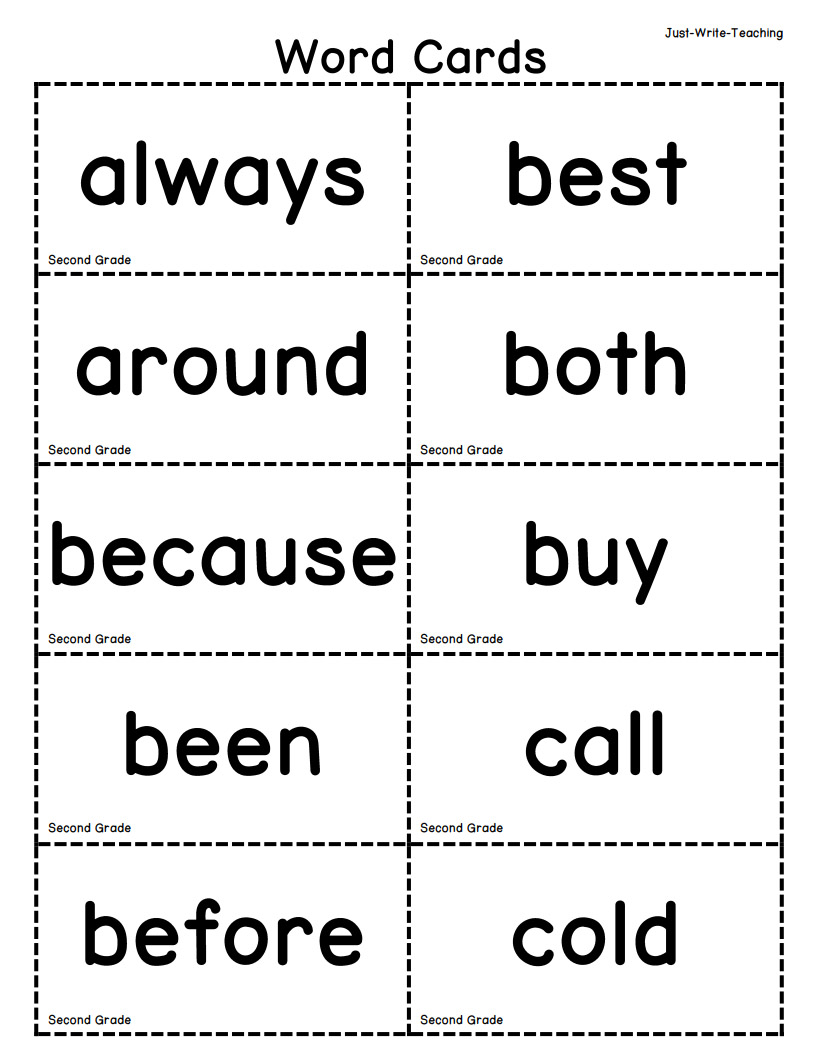 Connect 5 Second Grade Sight Words Game | Made By Teachers