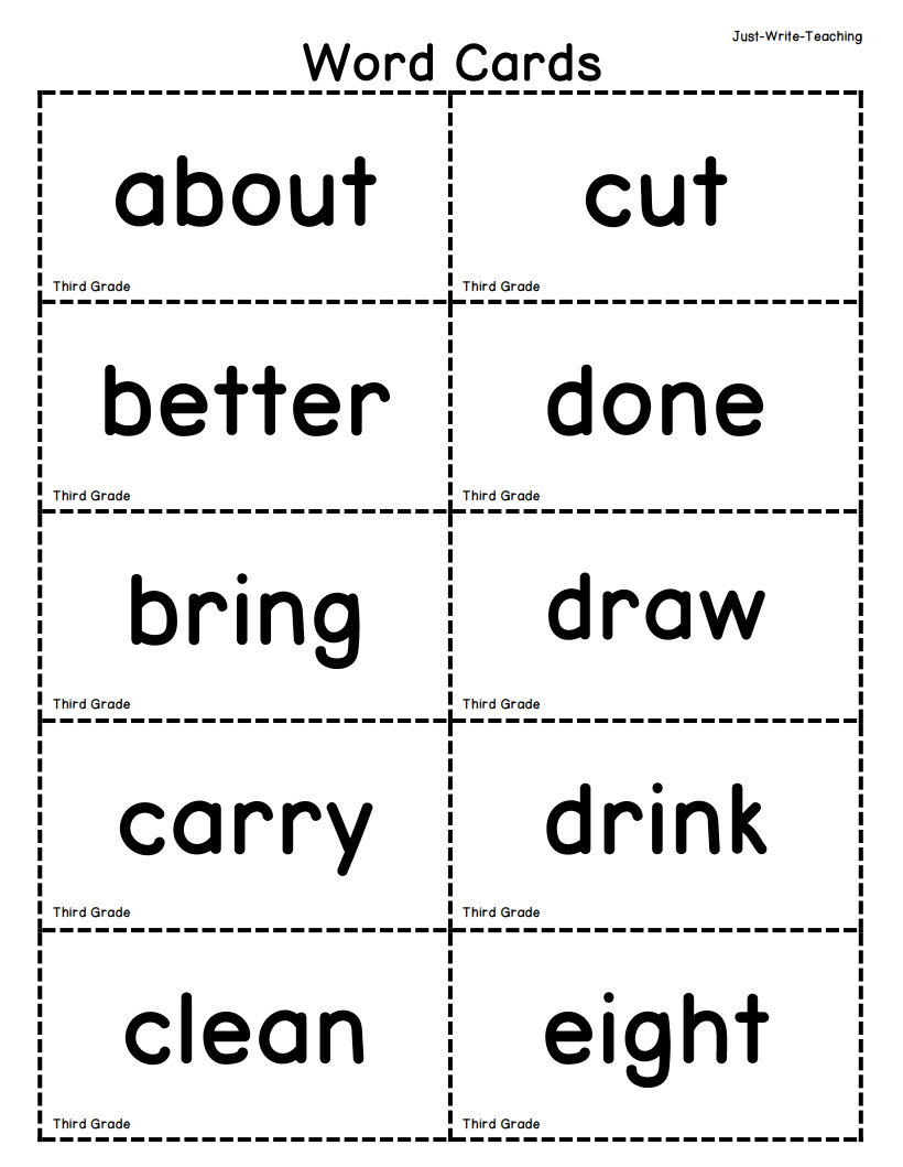 Connect 5 Third Grade Sight Words Game | Made By Teachers