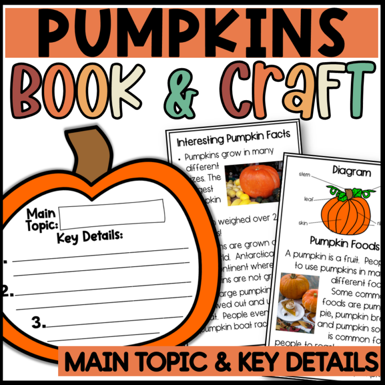 Pumpkin Nonfiction Book and Craft | Made By Teachers