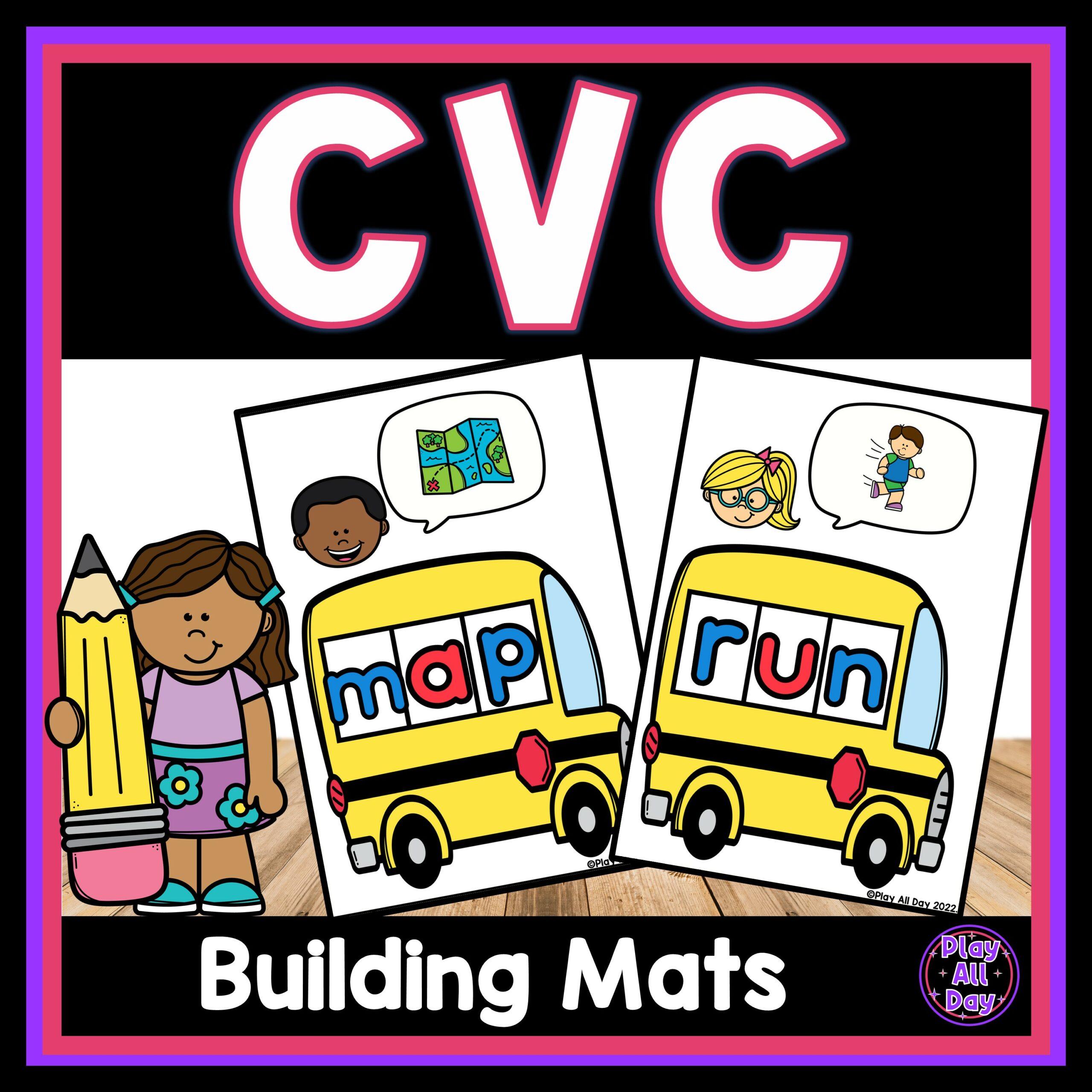 Back to School Poem and Pocket Chart Activities | Colors Shapes Numbers ...