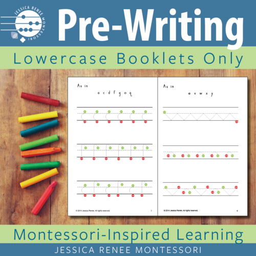 Pre-writing Booklet for Lowercase Letter Formation Practice | Made By ...