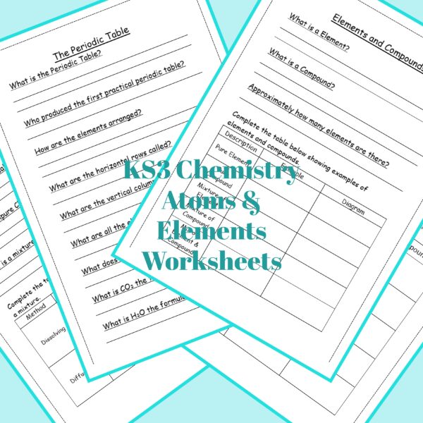 Chemistry Atoms and Elements Worksheets | Made By Teachers