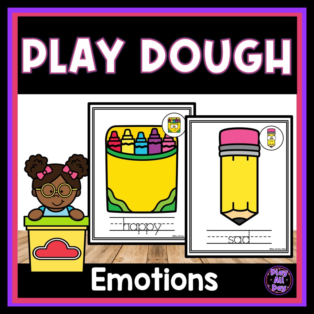Back to School Emotions Play Dough Mats | Social Emotional Learning ...